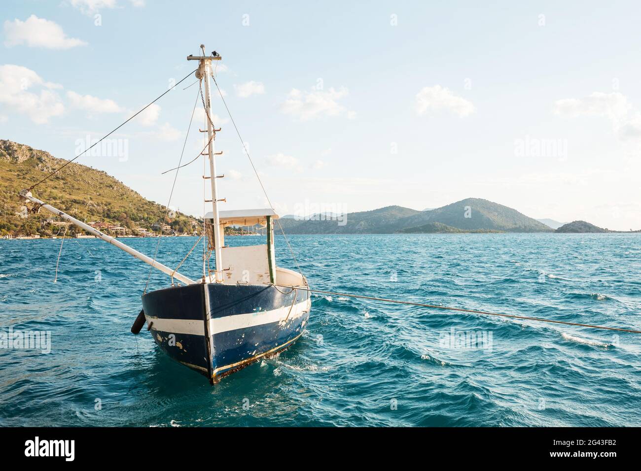 Boat in Turkey Stock Photo - Alamy