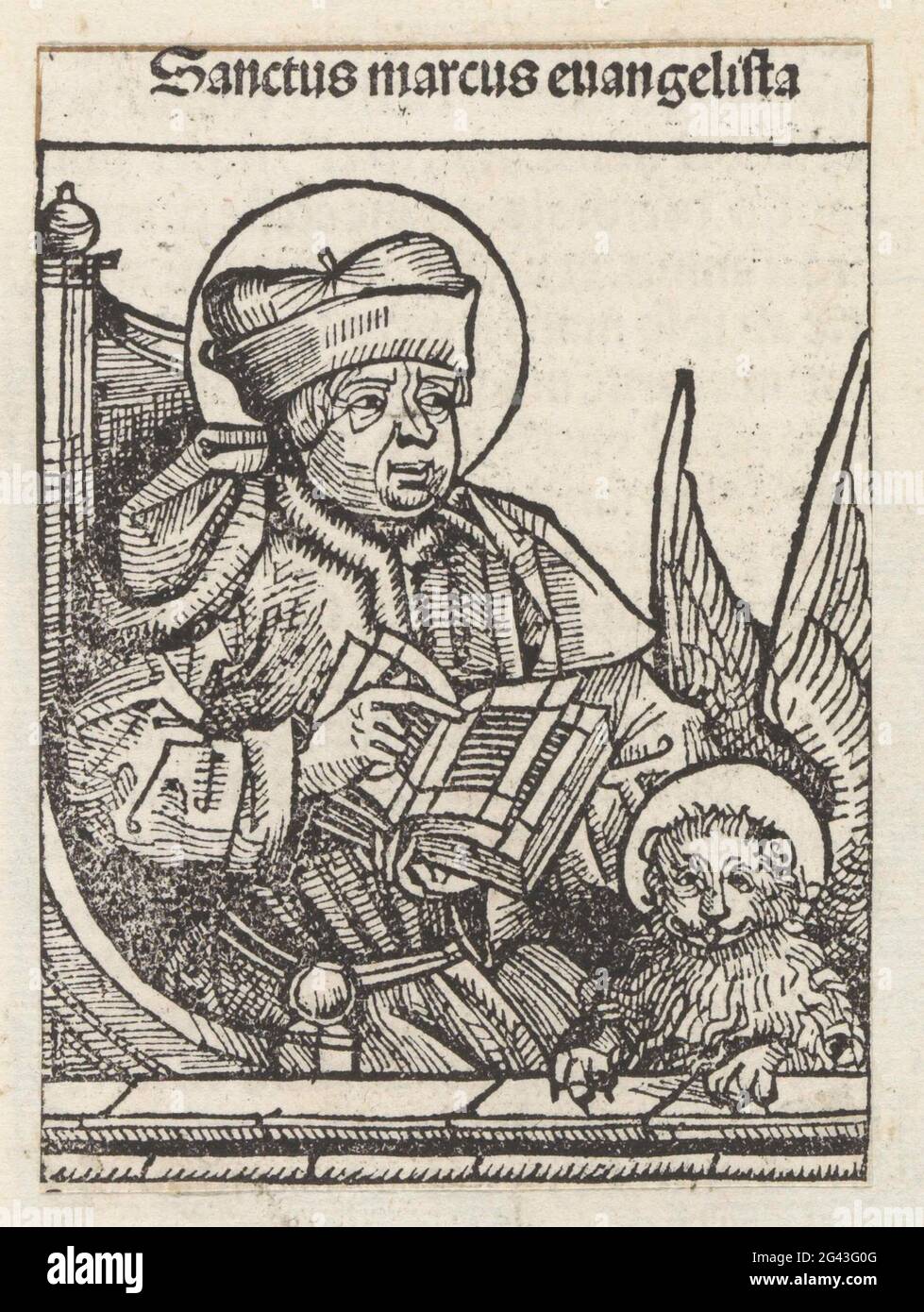 Marcus the evangelist; Sanctus Marcus Evangelista; Liber chronicarum ...