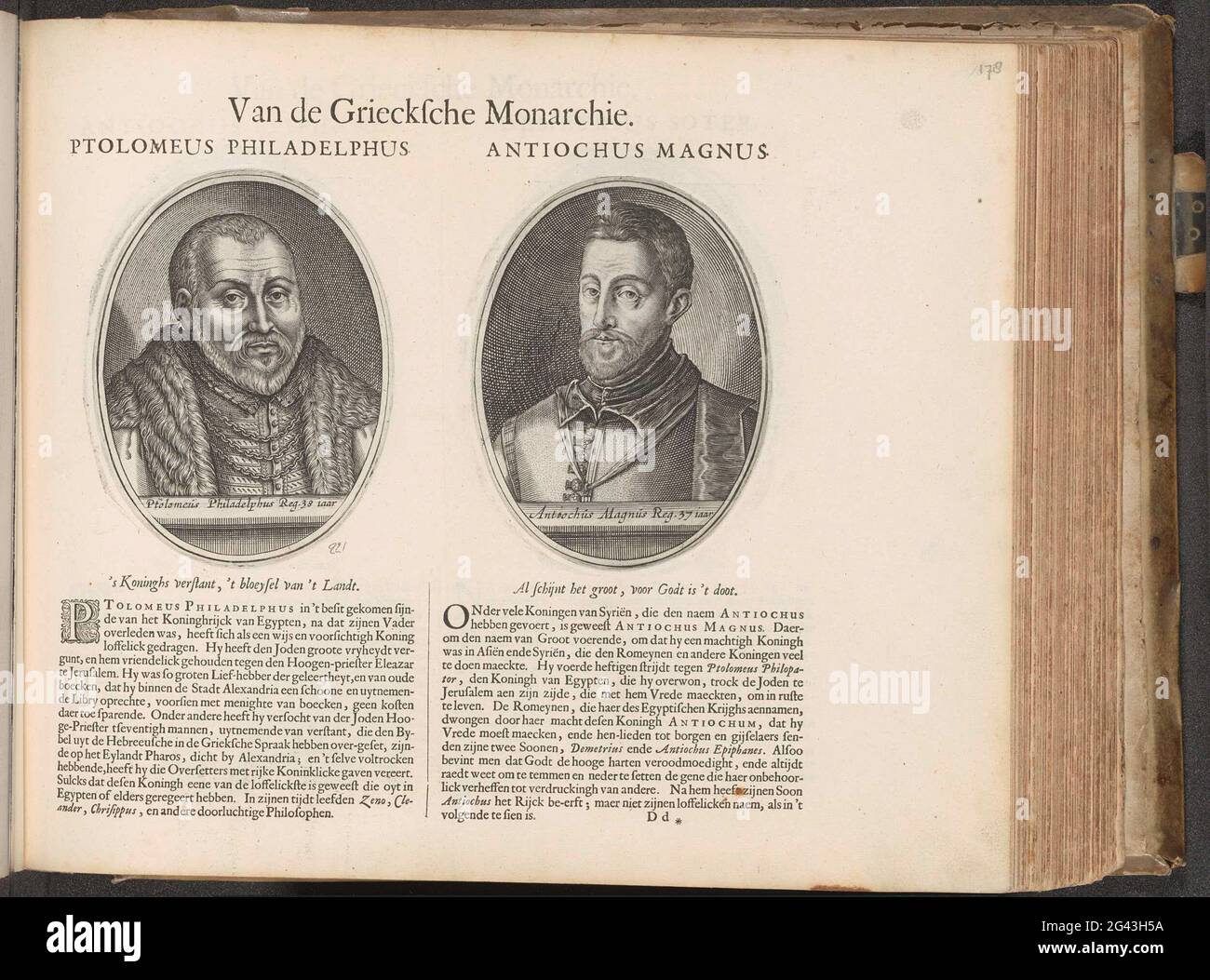 Portraits of Ptolemaeus II Philadelphus and Antiochus III the Great ...