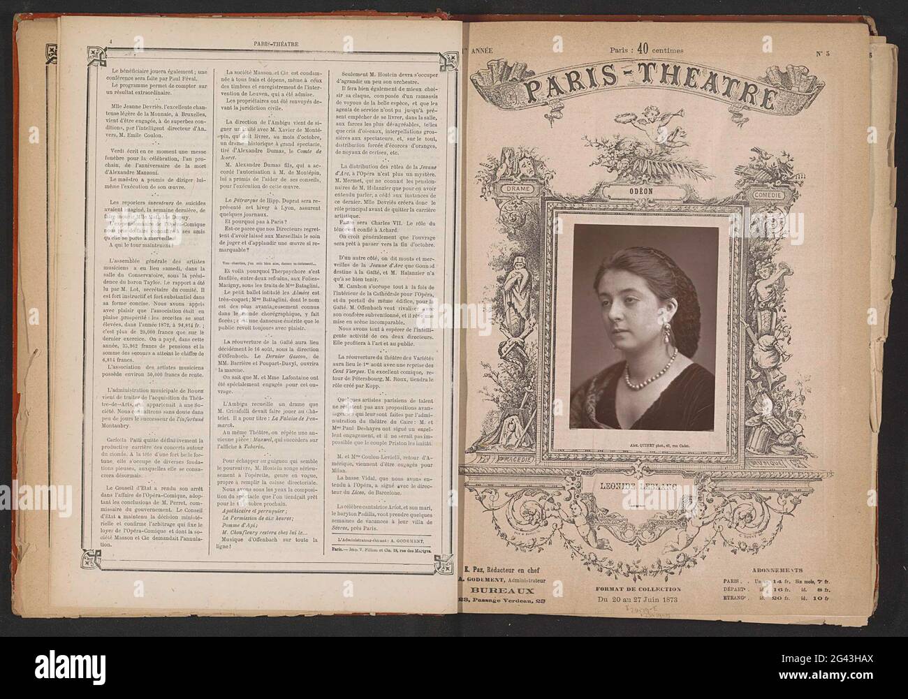 Leonide leblanc hi-res stock photography and images - Alamy