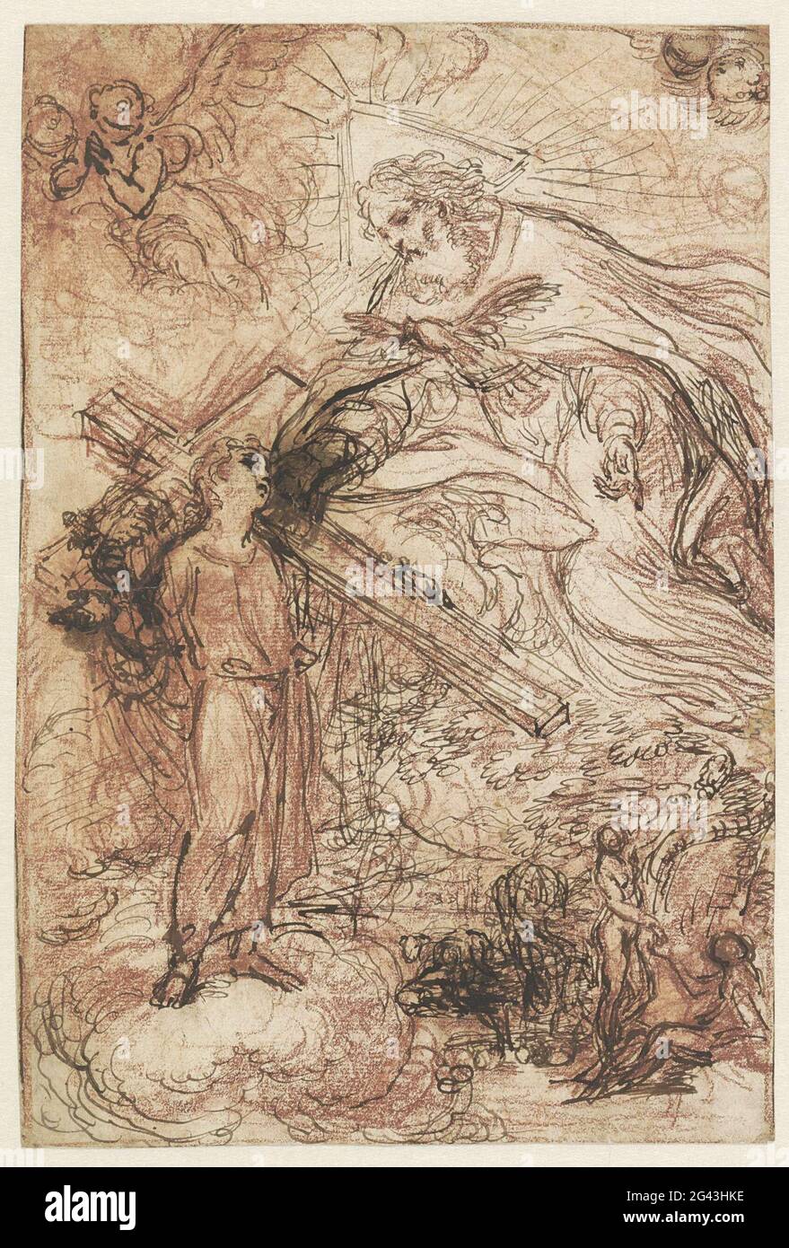 The Holy Trinity and the Fall. The Holy Trinity (with a youthful ...