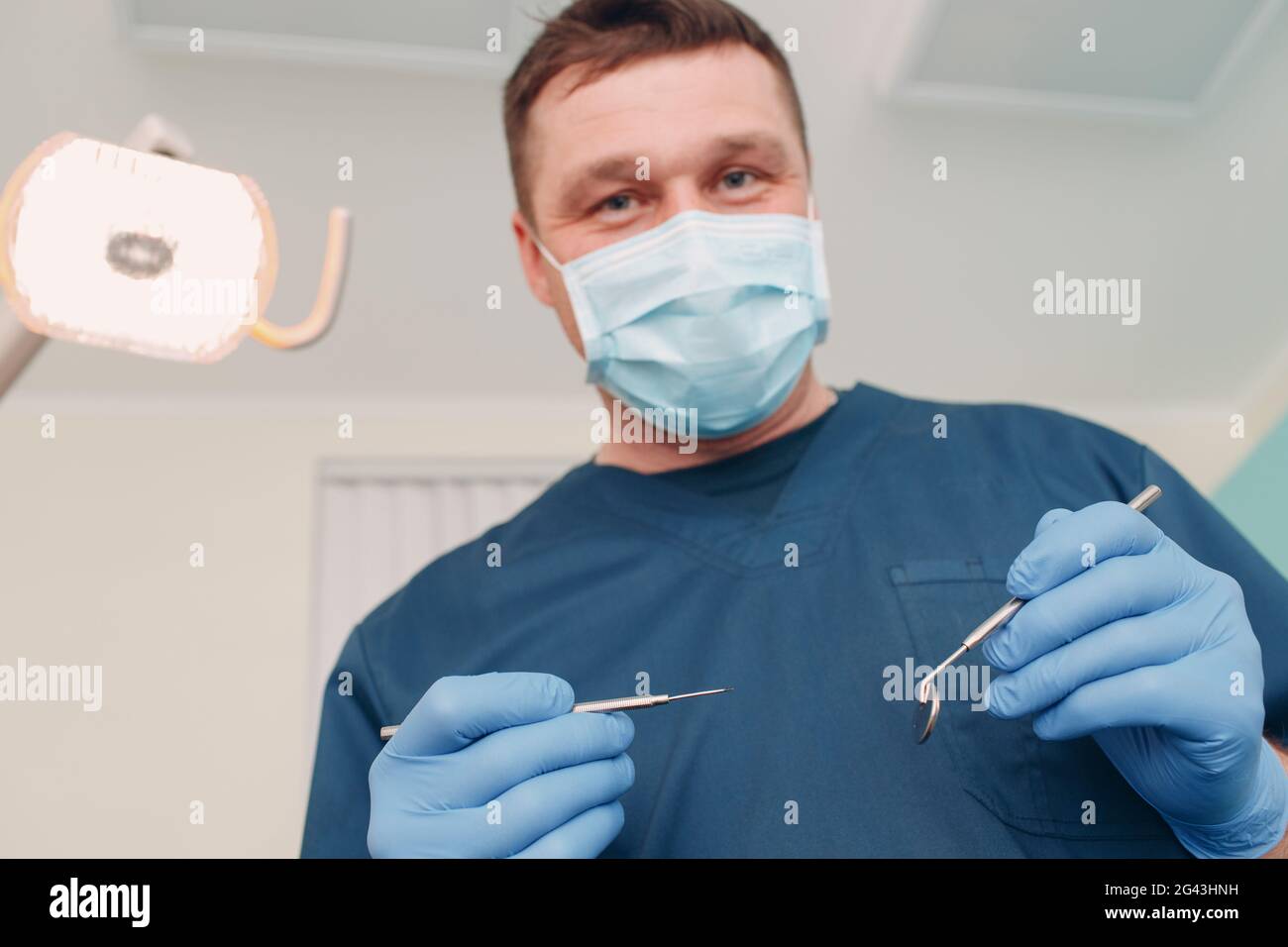 Dentistry. Dental clinic. Doctor and patient. Teeth health Stock Photo ...