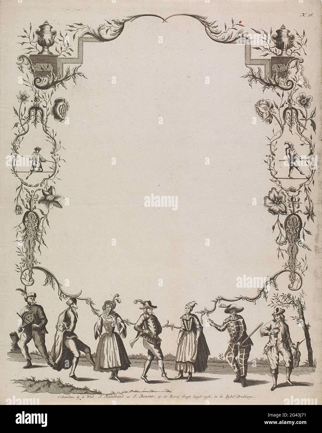 Greeting letter with dancing figures. Greeting letter with unwritten ...
