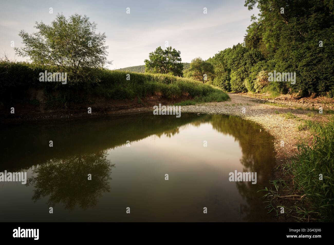 Natural phenomenon of the Danube infiltration between Immendingen and ...