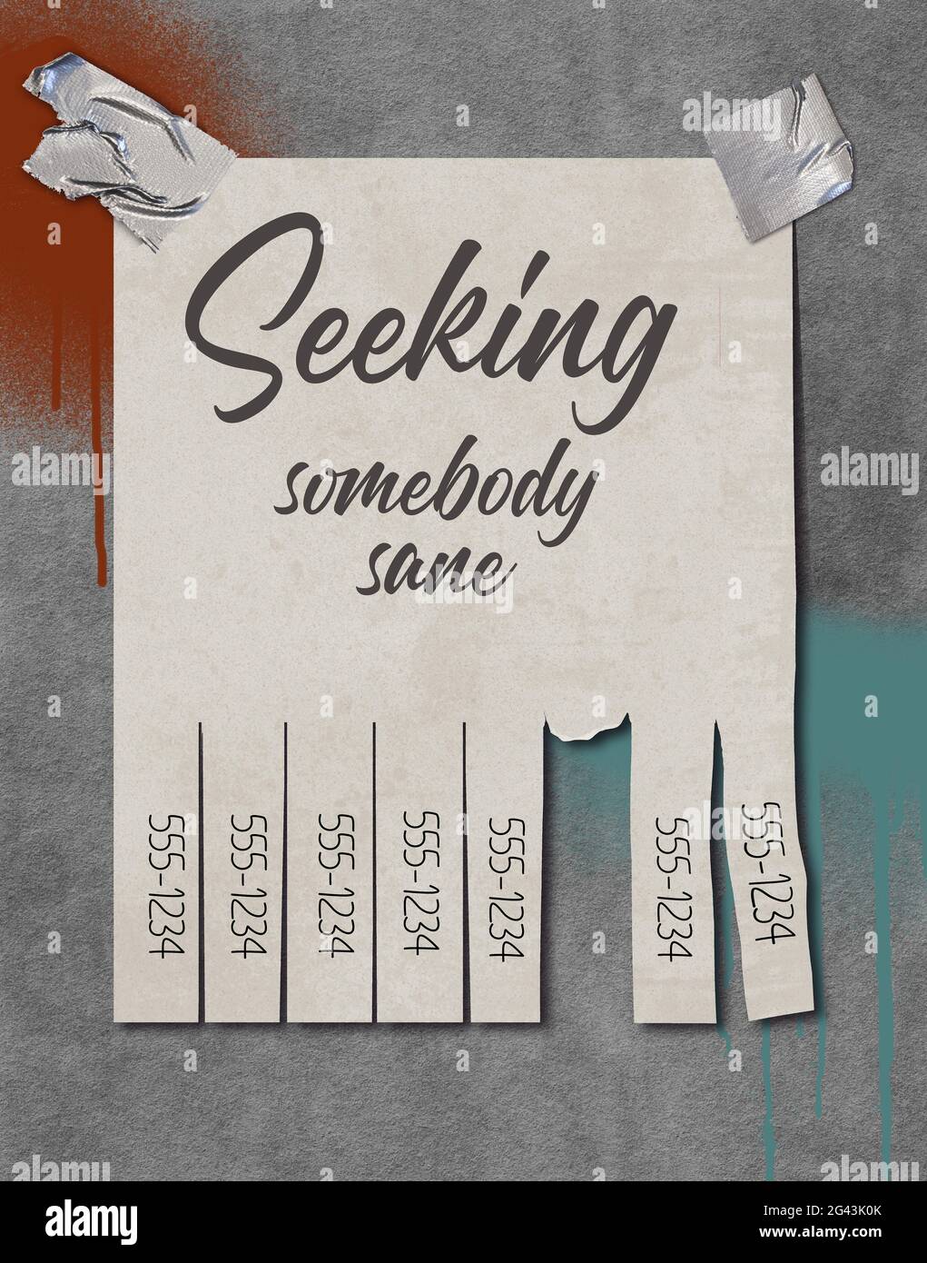 Tear Off Poster Template