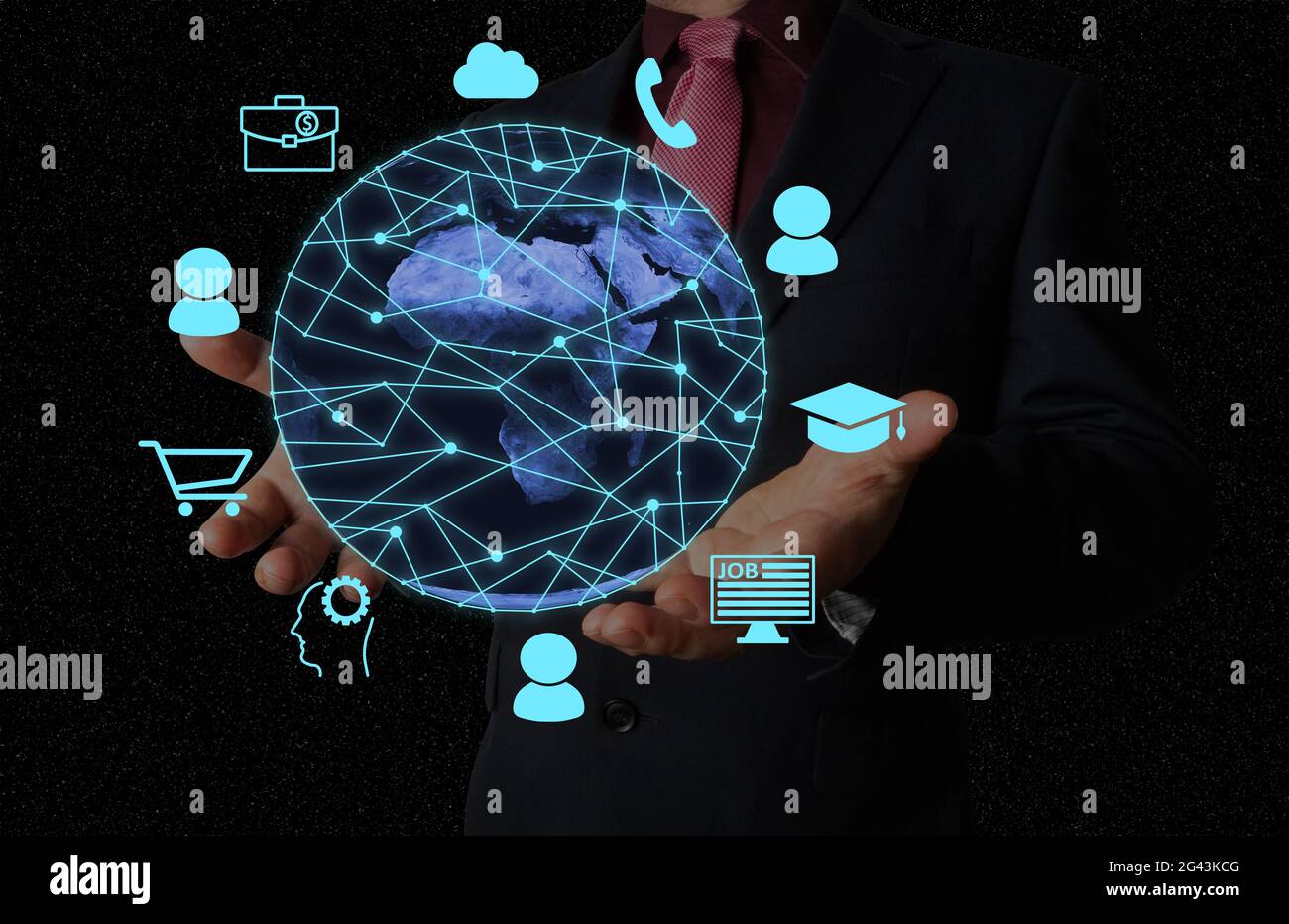 Interconnected networks hi-res stock photography and images - Alamy