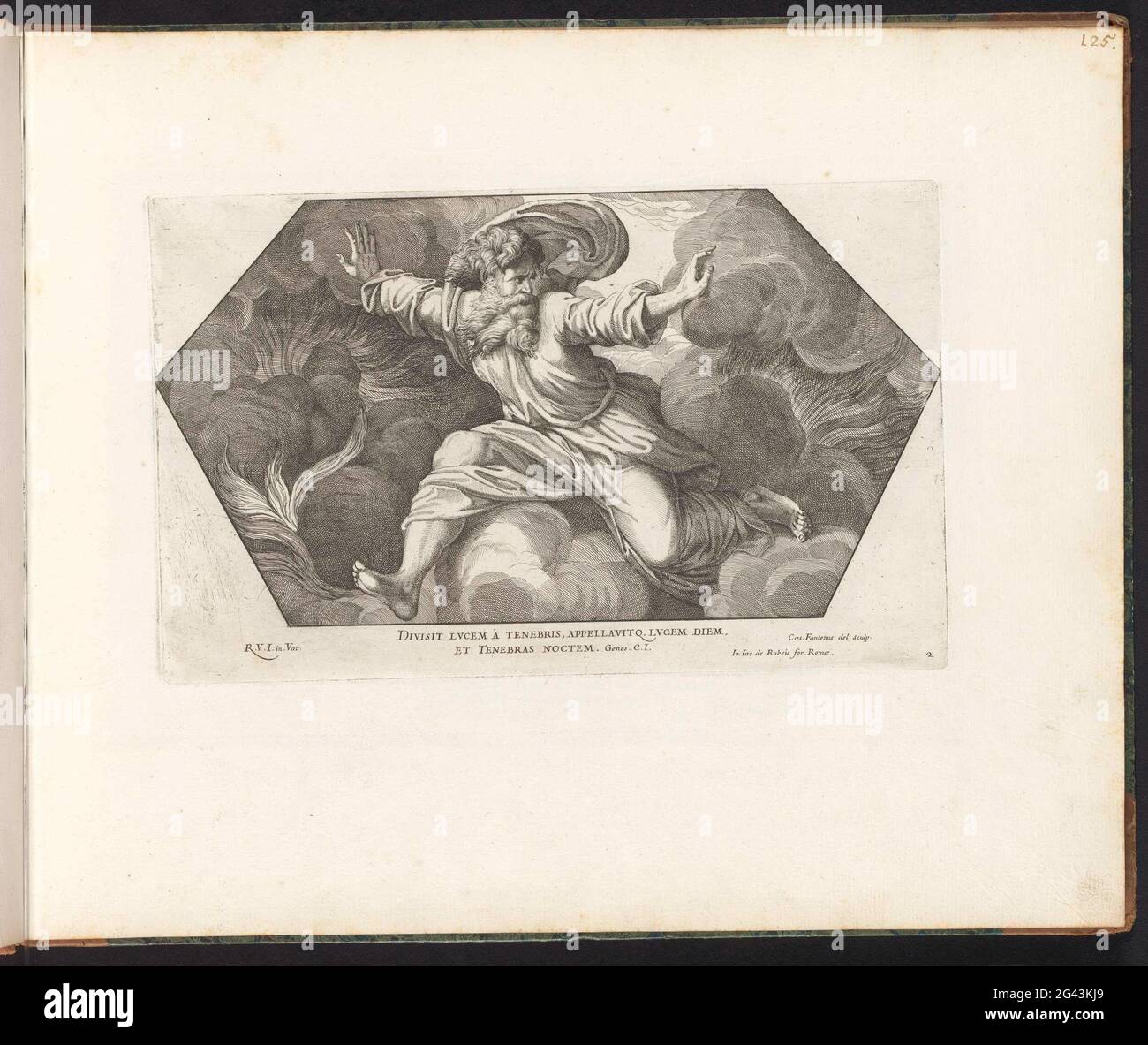 God separates the light of darkness; Paintings in the Loggia of Rafael ...