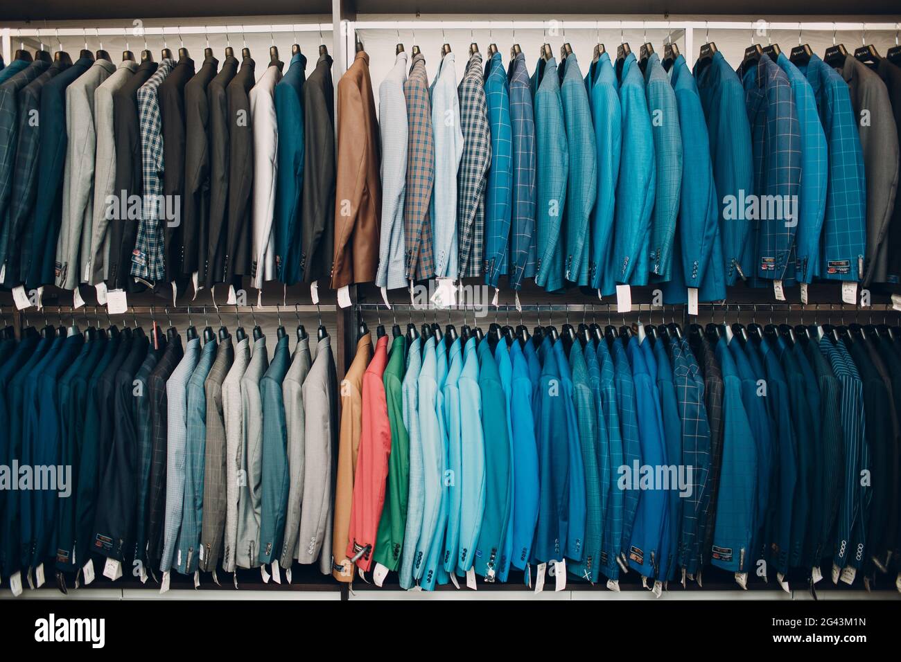 The suit shop Stock Photo - Alamy
