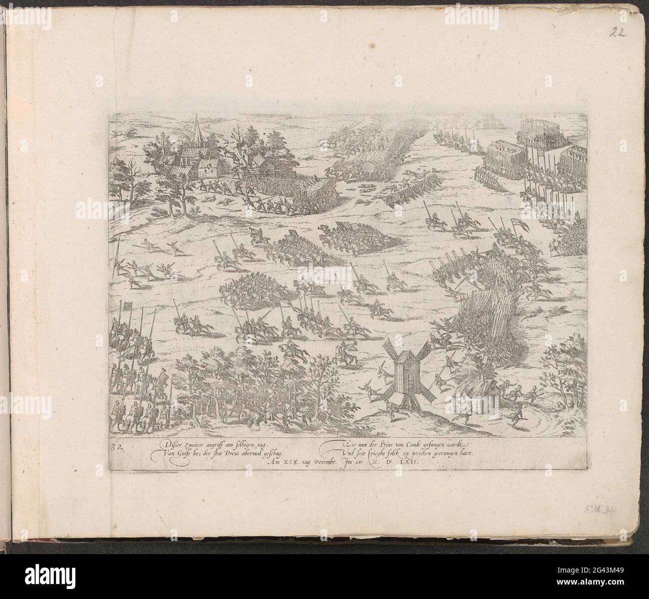 Battle of Dreux, Second Make, 1562; Series 3: French religious wars ...