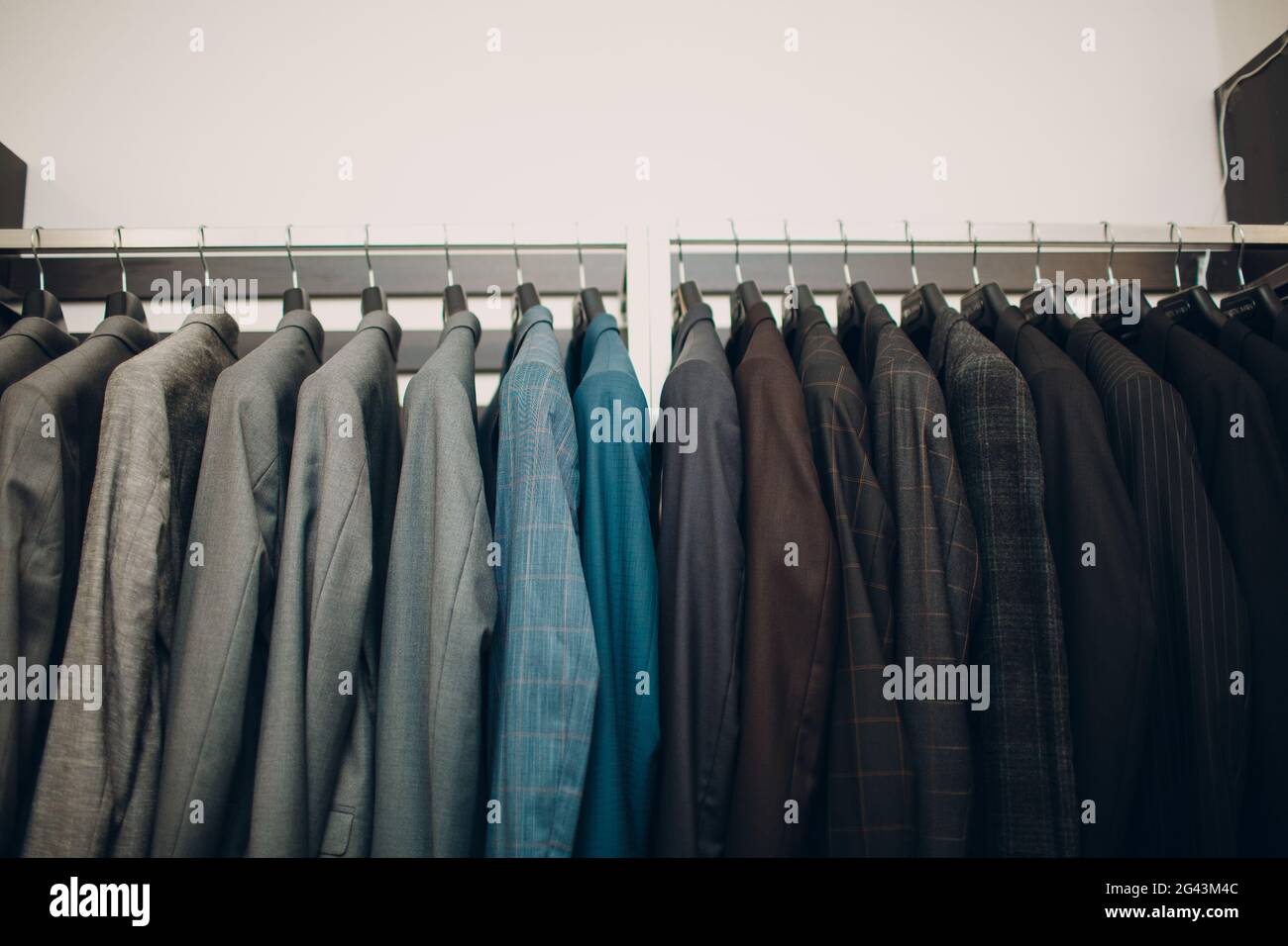 The suit shop Stock Photo - Alamy