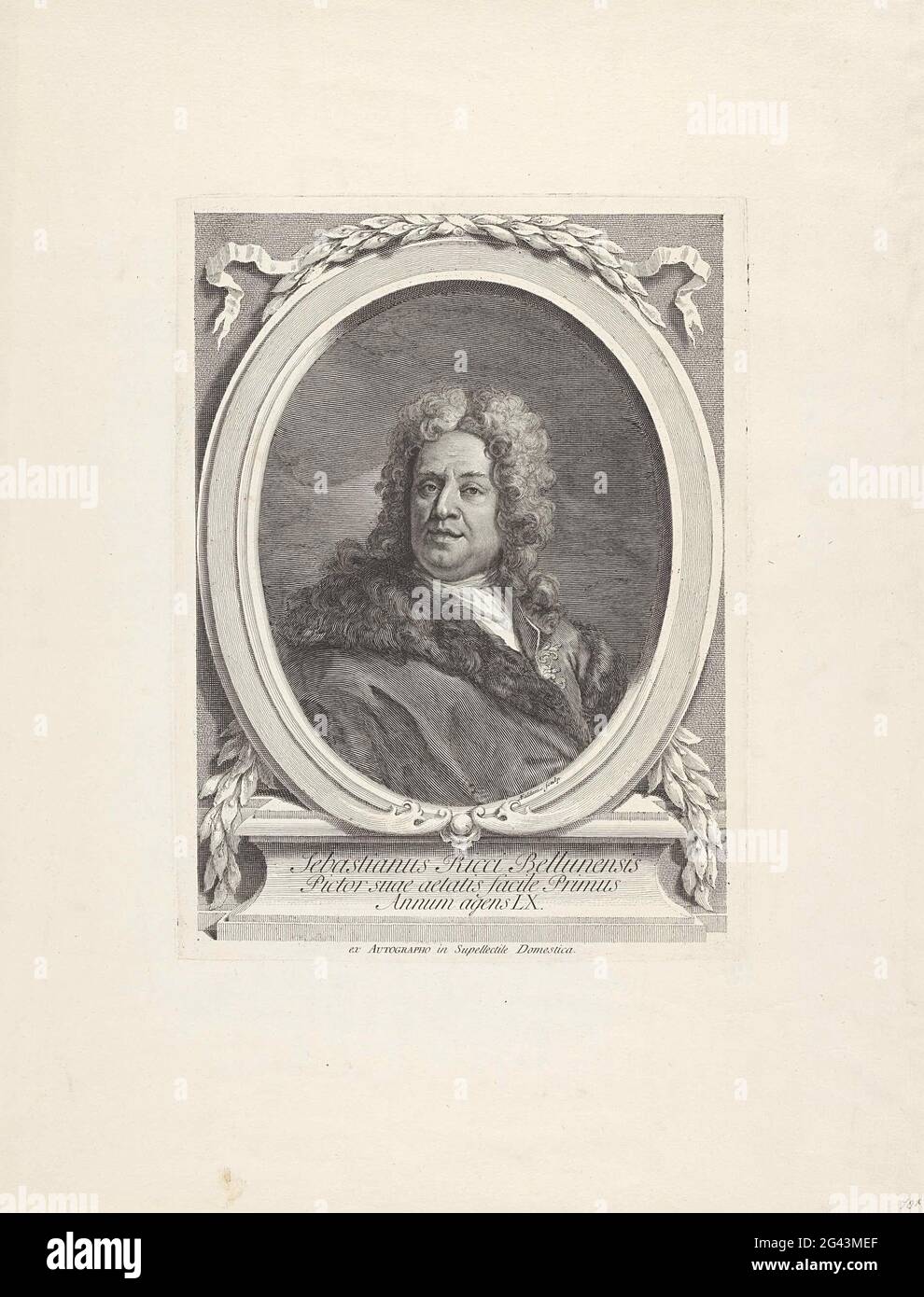 Portrait of painter Sebastiano Ricci Stock Photo - Alamy