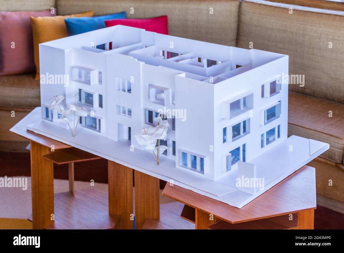 David & Gladys Wright House - Planning Model Stock Photo - Alamy