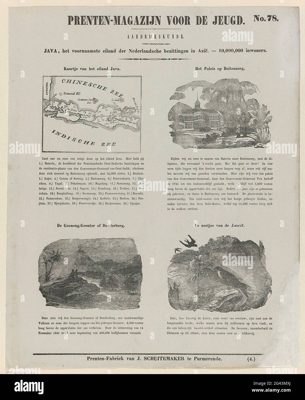 Java, the main island of the Dutch possessions in Asia. - 10,000,000 ...