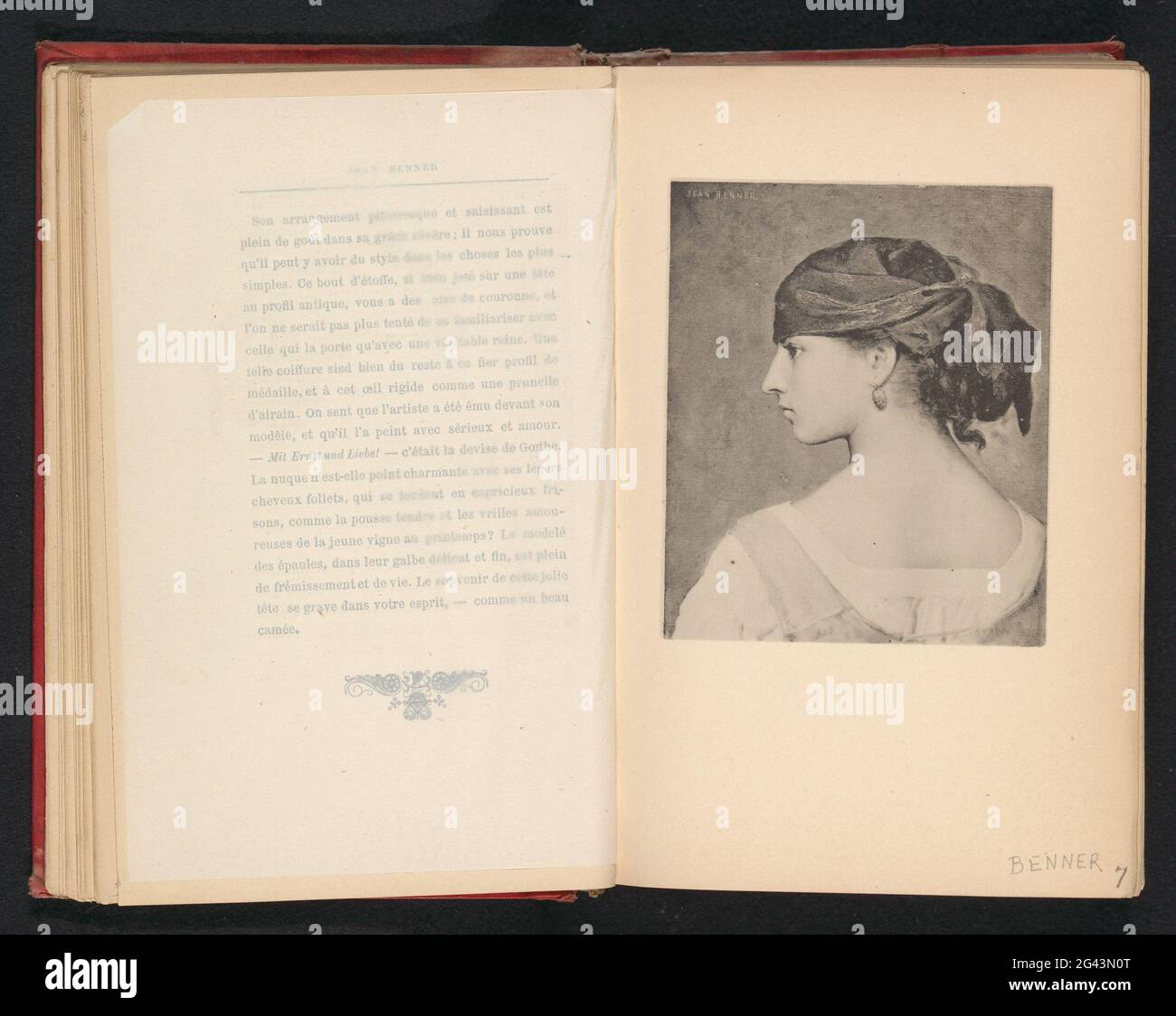 Photo production of a painting, representing a portrait of an unknown ...