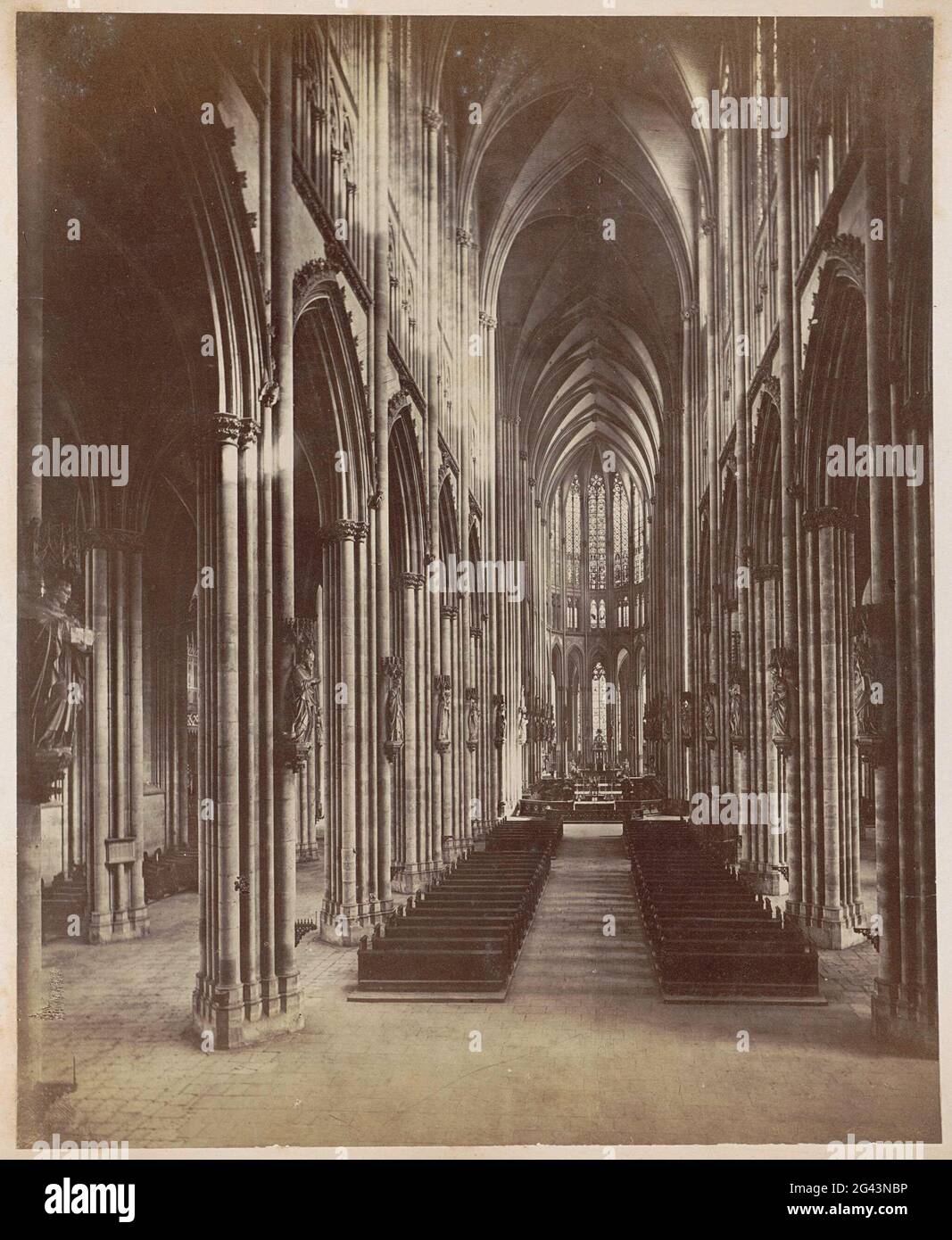 Interior of the Cologne Dom. Part of travel album European cities ...