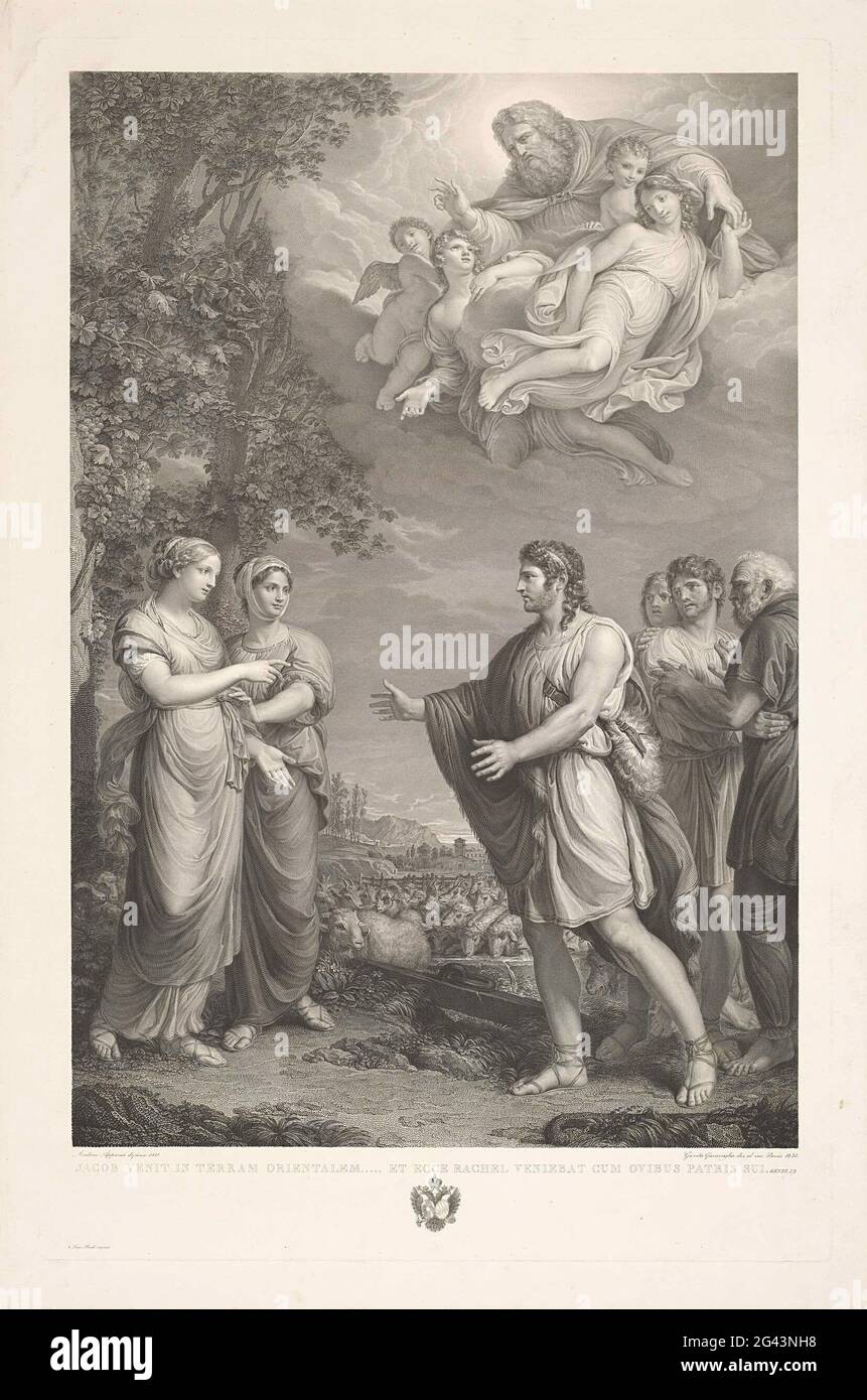 Jacob and Rachel; Jacob Venit in Terram Orientalem (...) .. et ECCE ...
