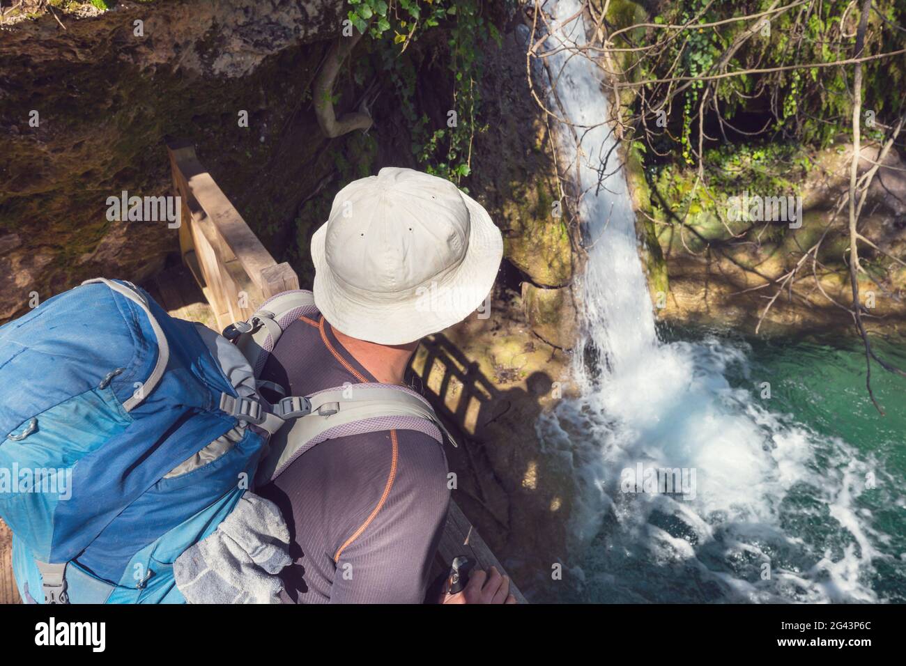 Waterfalls in hike Stock Photo - Alamy