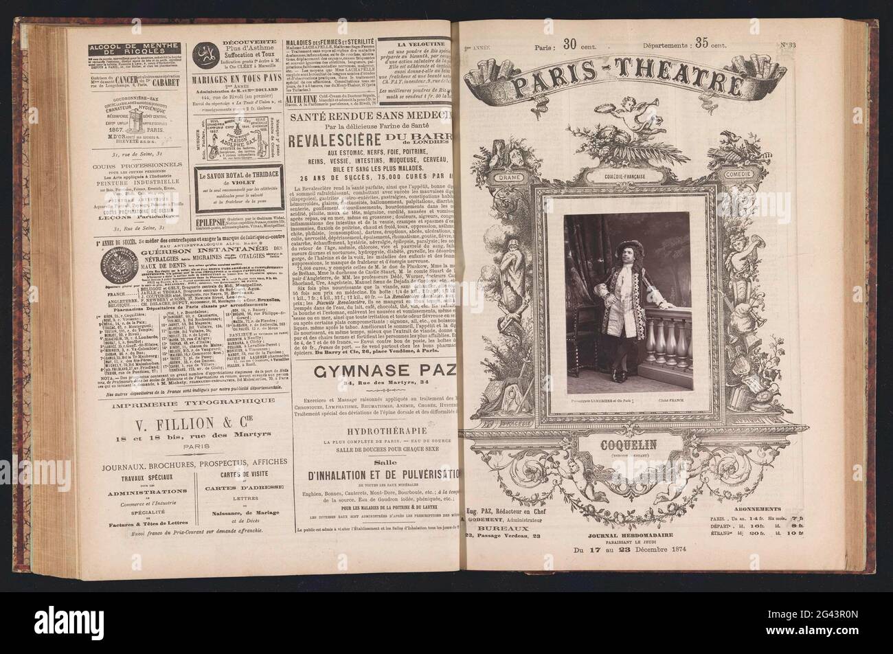 Benoit constant coquelin hi-res stock photography and images - Alamy