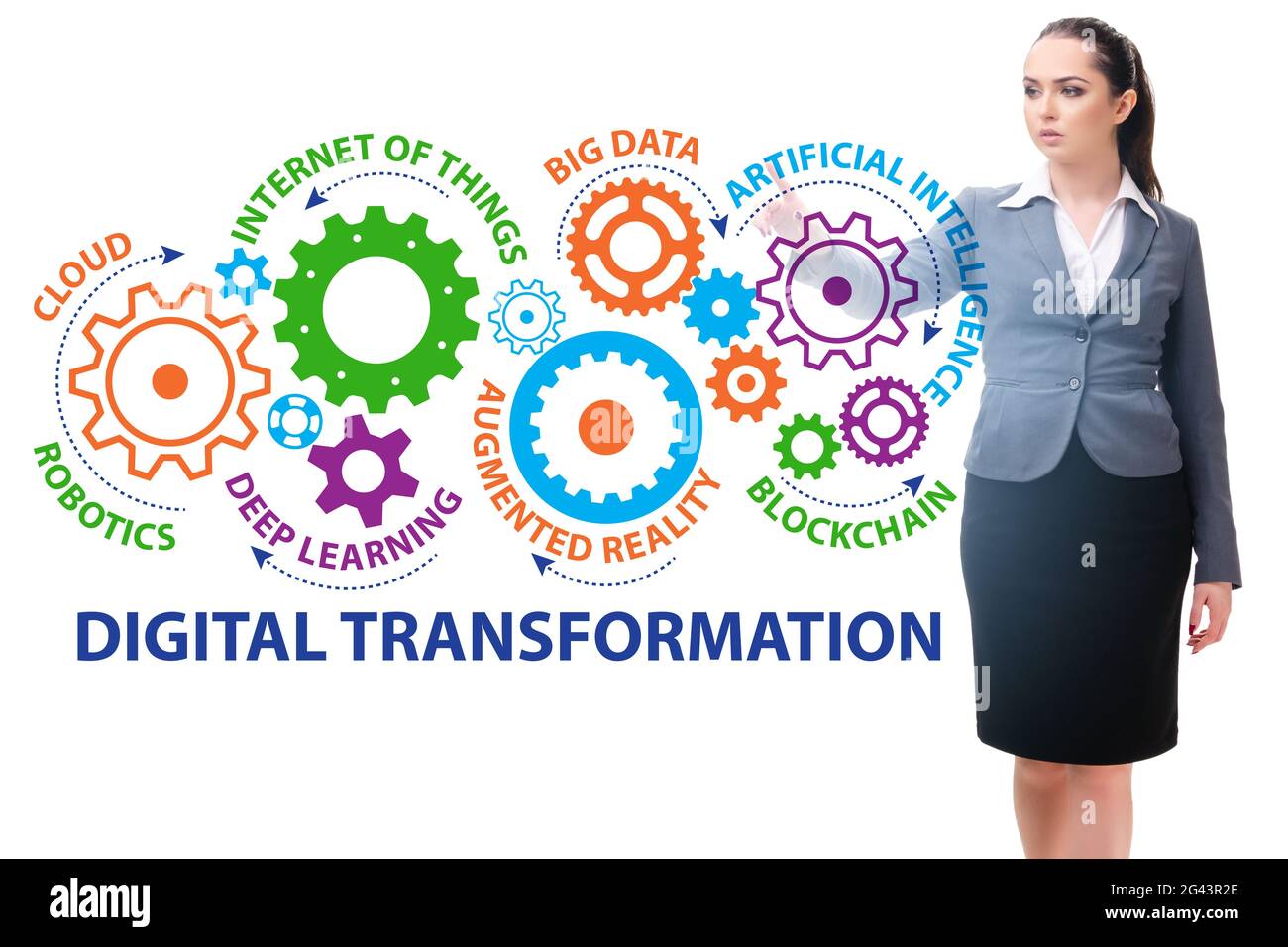 Augmented reality in smartphone Cut Out Stock Images & Pictures - Alamy