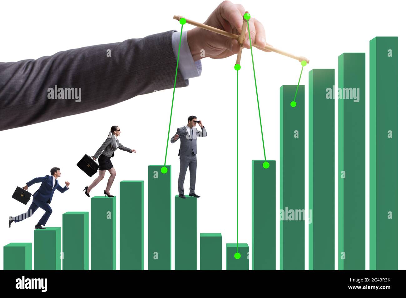 Concept of supporting economic growth in economy Stock Photo - Alamy