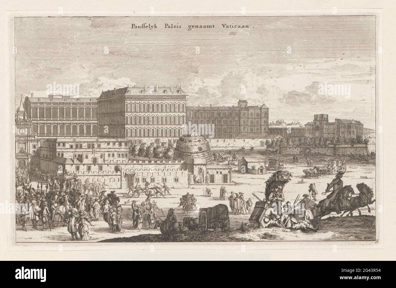 Apostolic palace in the Vatican City; Paussery's palace is called ...