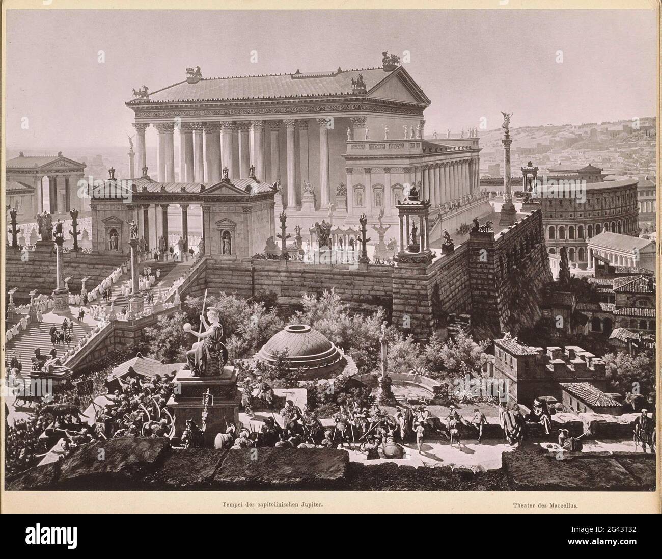 Temple of jupiter optimus maximus hi-res stock photography and images ...