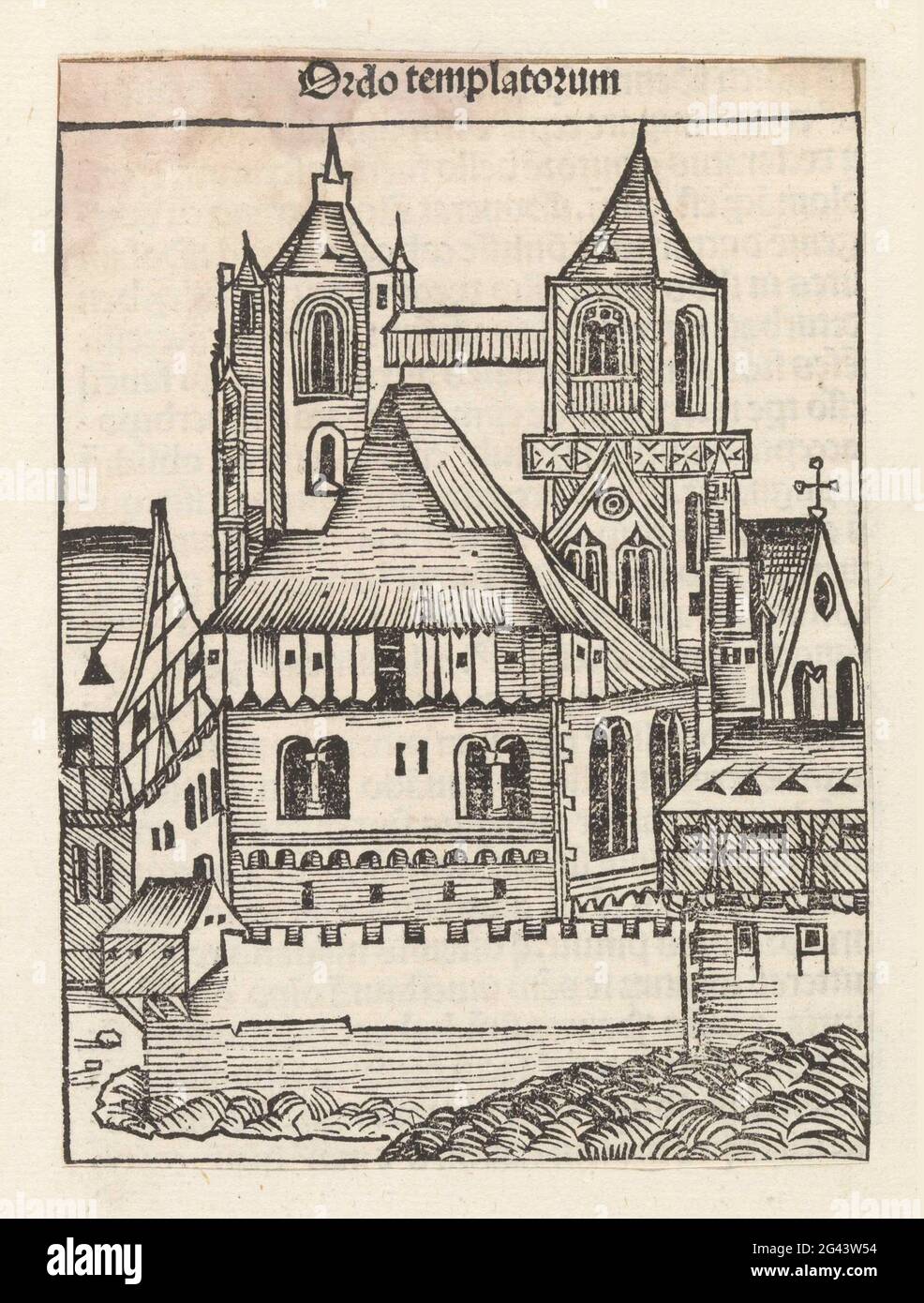 Order of the Templars; Ordo templatingum; Liber chronicarum. A church ...