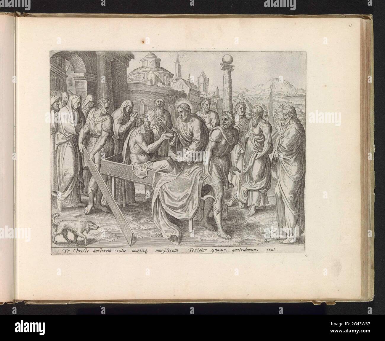 Revival of the son of the widow from Niïn; Miracles of Christ ...