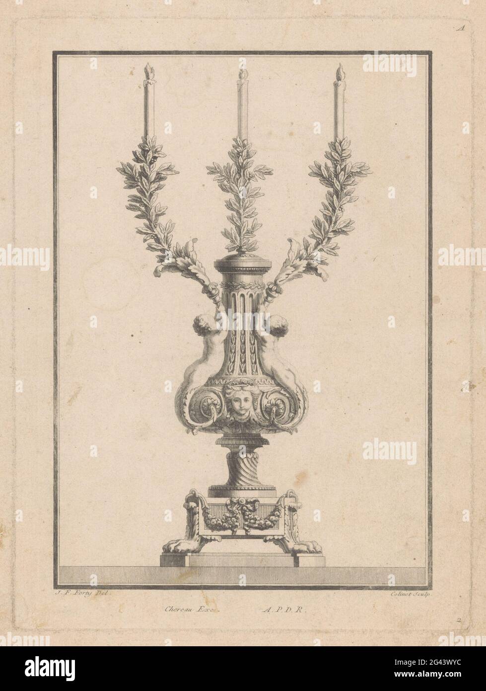 Girandole puts putti; A notebook of six girandoles for the use of ...