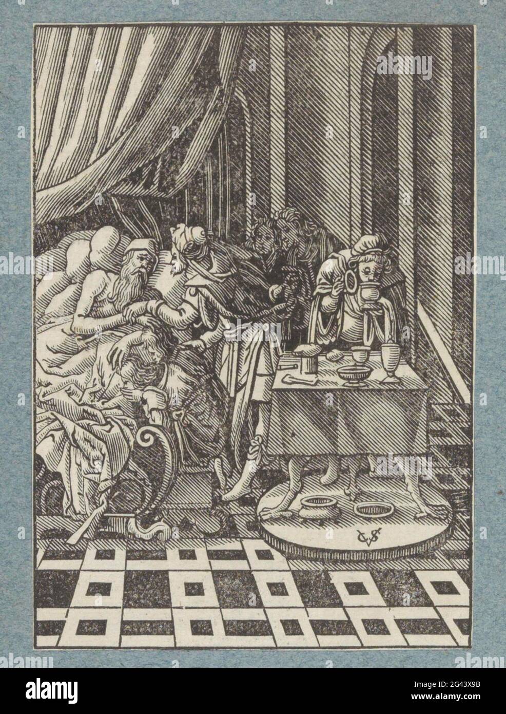 Jacob blesses Ephraim and Manasse; Tobit deathbed. Just before his ...