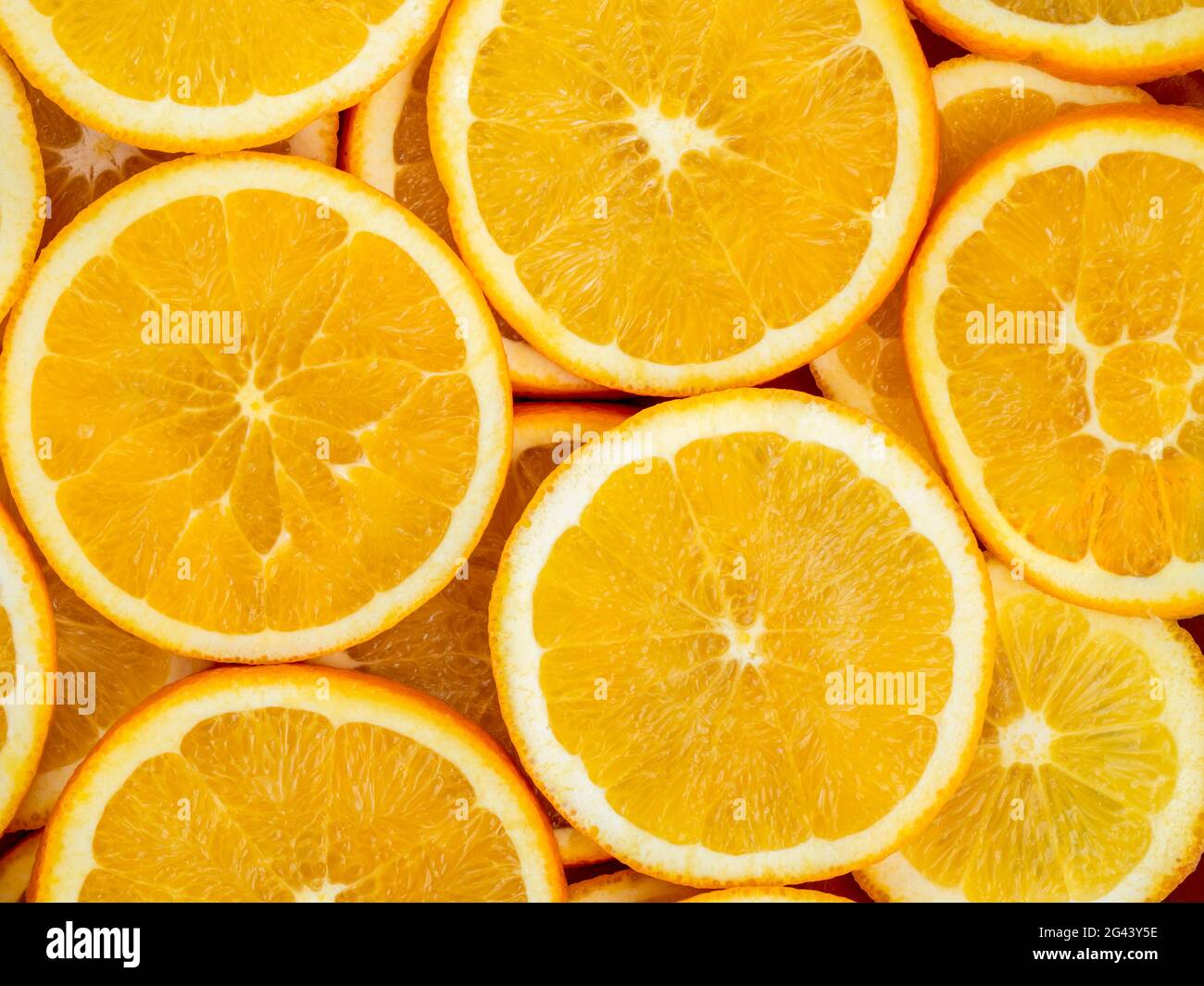 Orange slice above hi-res stock photography and images - Alamy