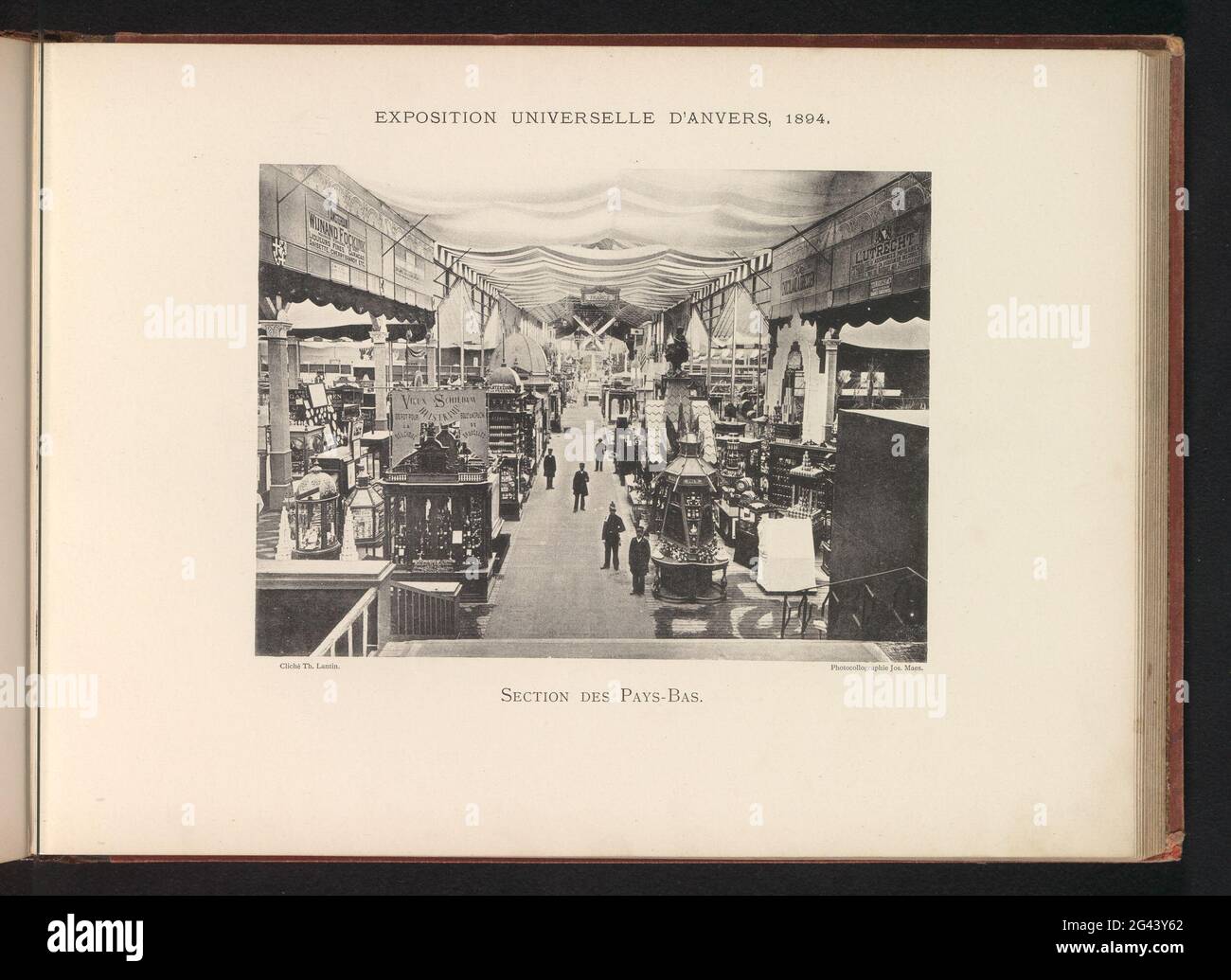 Exhibition of Dutch objects during the World Exhibition in Antwerp ...