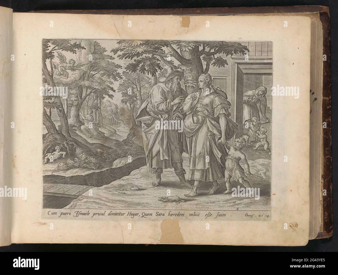 Abraham dispels Hagar and Ismaël; Gheschiesis of Abraham; History of ...