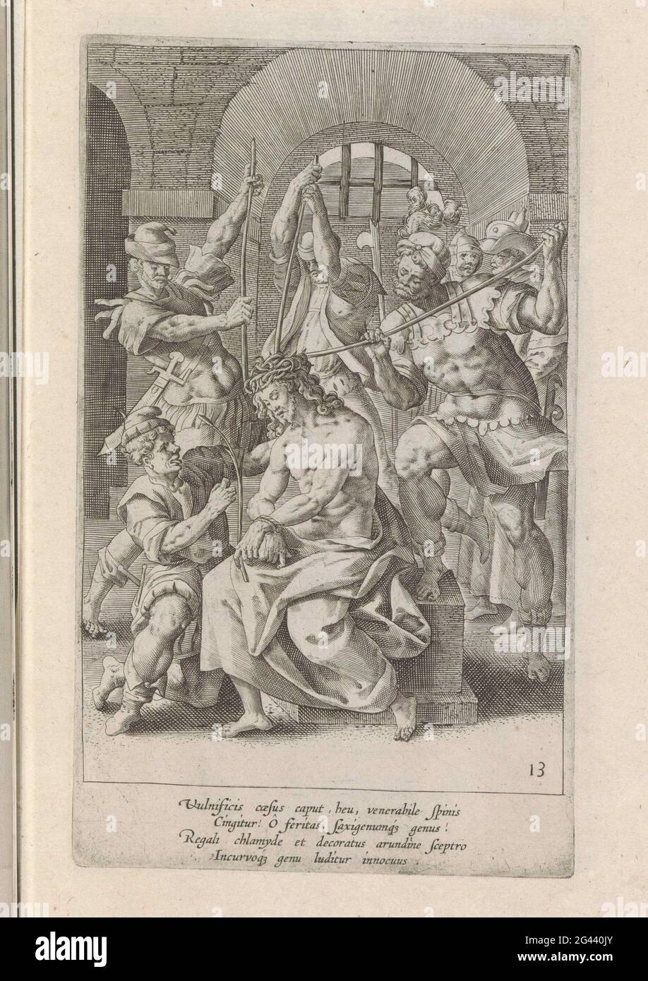 Connection Coring of Christ; Life and passion of Christ; Thesaurus Novi ...