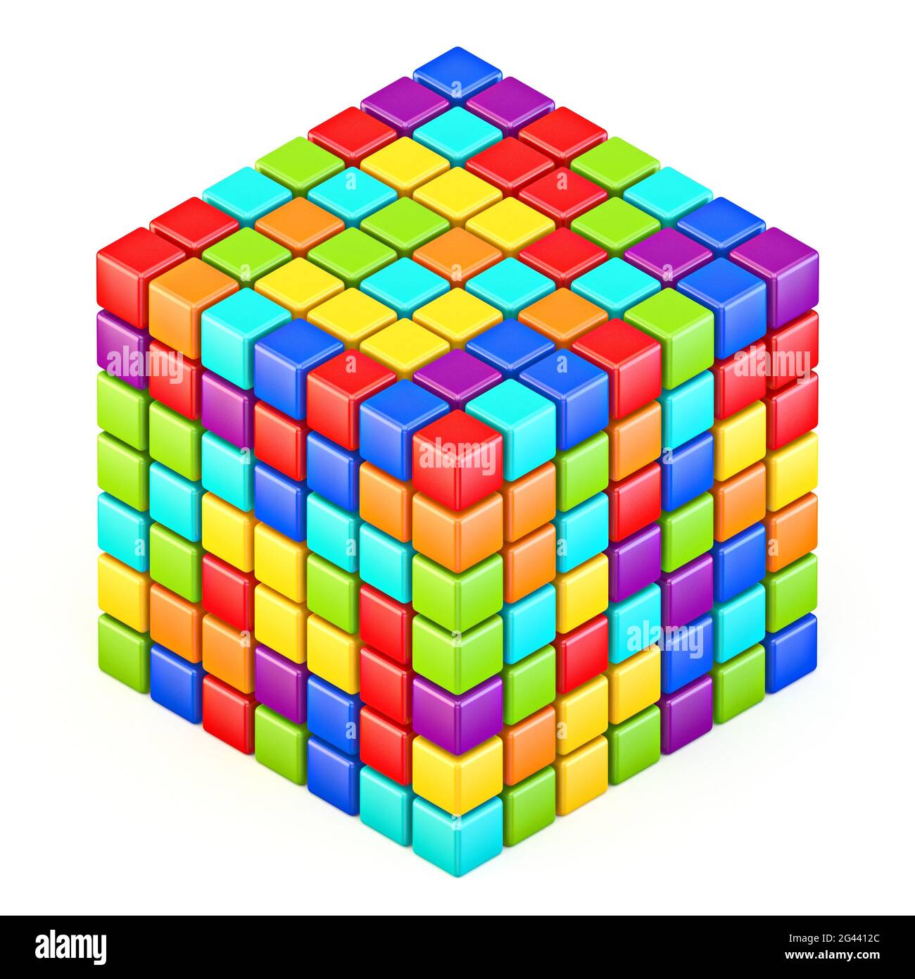 Abstract 3d cube Cut Out Stock Images & Pictures - Alamy