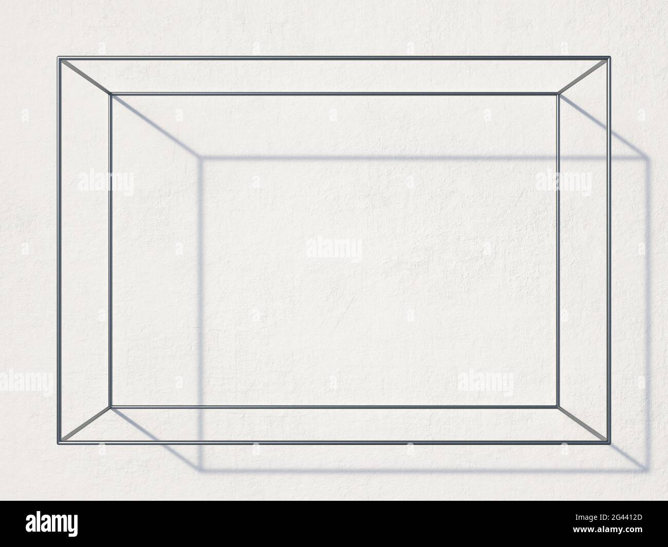 Big rectangular shaped wall rack 3D Stock Photo - Alamy