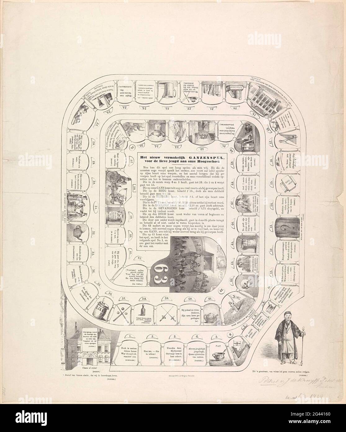 The new entertaining goose game, / for dear youth to our Pholes. Goose ...