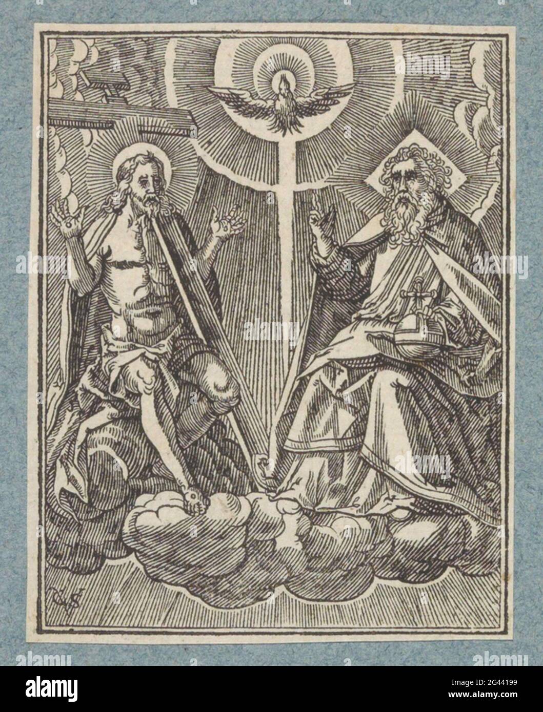 Trinity. Three unit: God the Father, Christ and the Holy Spirit in the ...