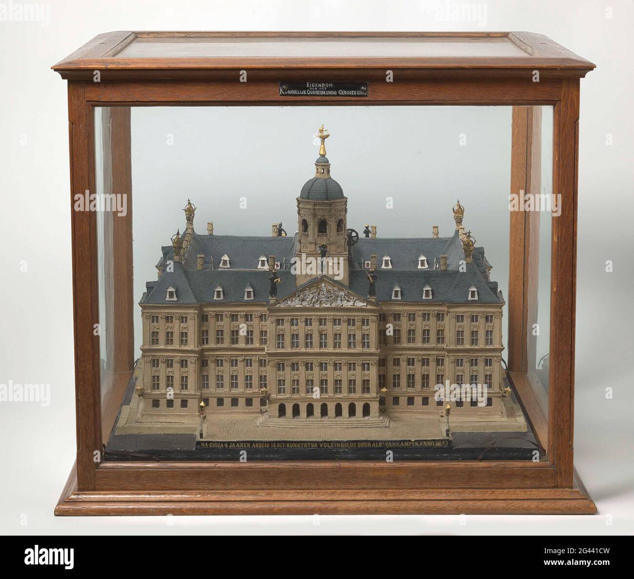 Model of the Amsterdam City Hall. Model of Amsterdam City Hall, made ...