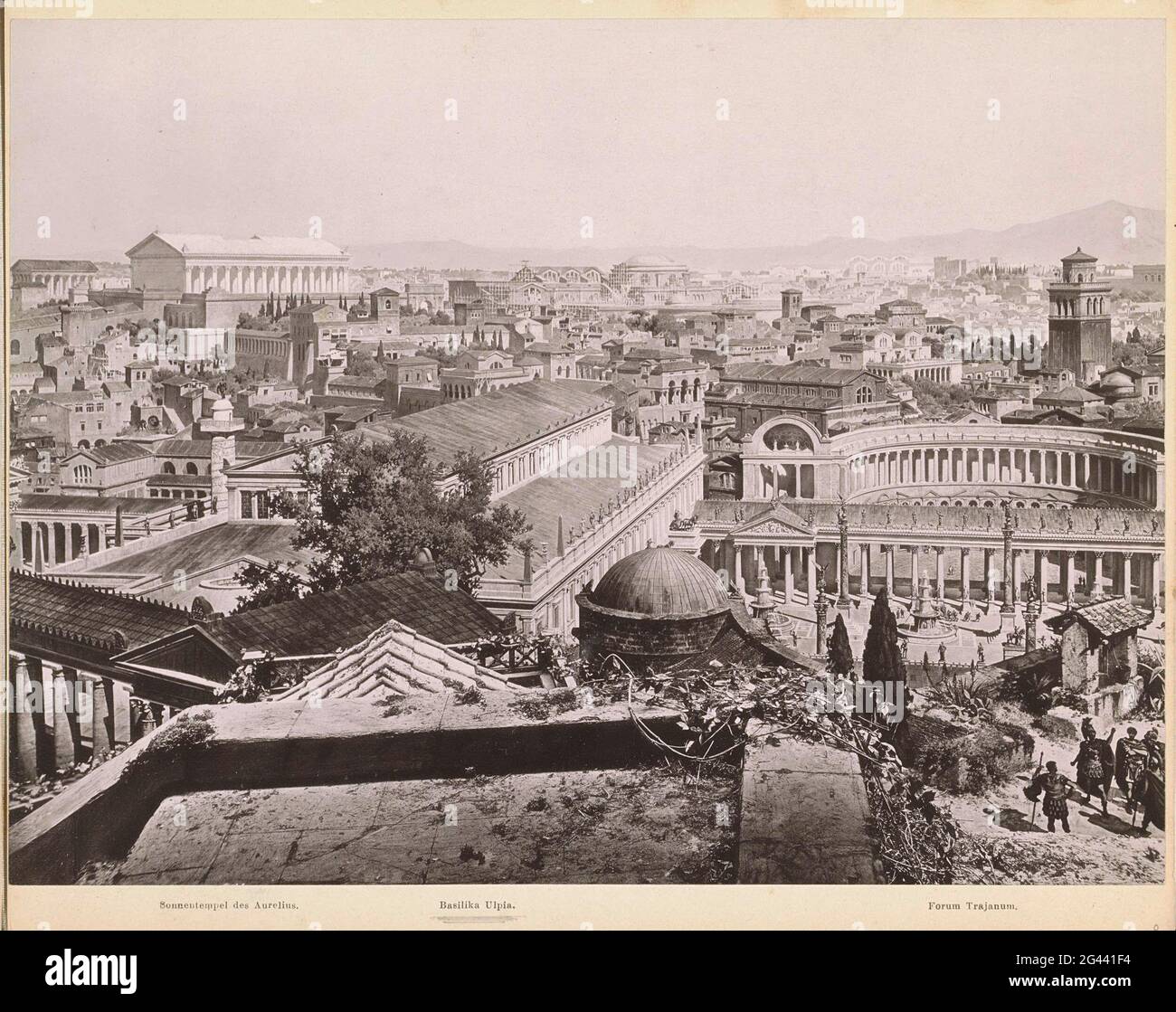 Rome basilica ulpia panorama hi-res stock photography and images - Alamy