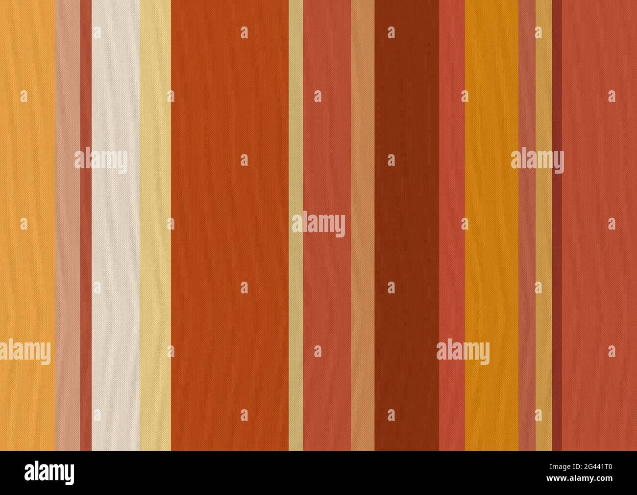 Cotton fabric texture printed with orange colored stripes Stock Photo ...