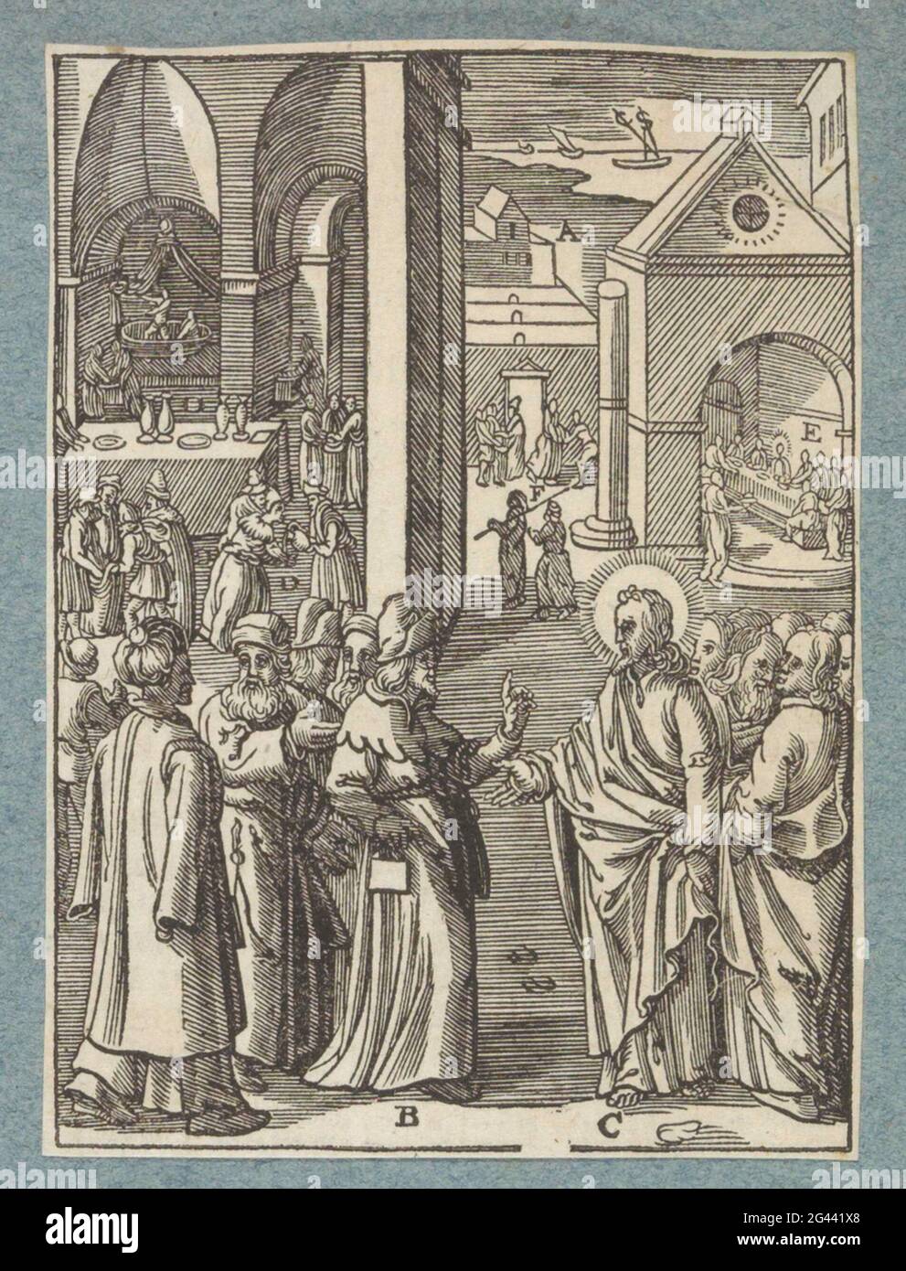 Christ in conversation with the Pharisees and Scribes. Pharisees and ...