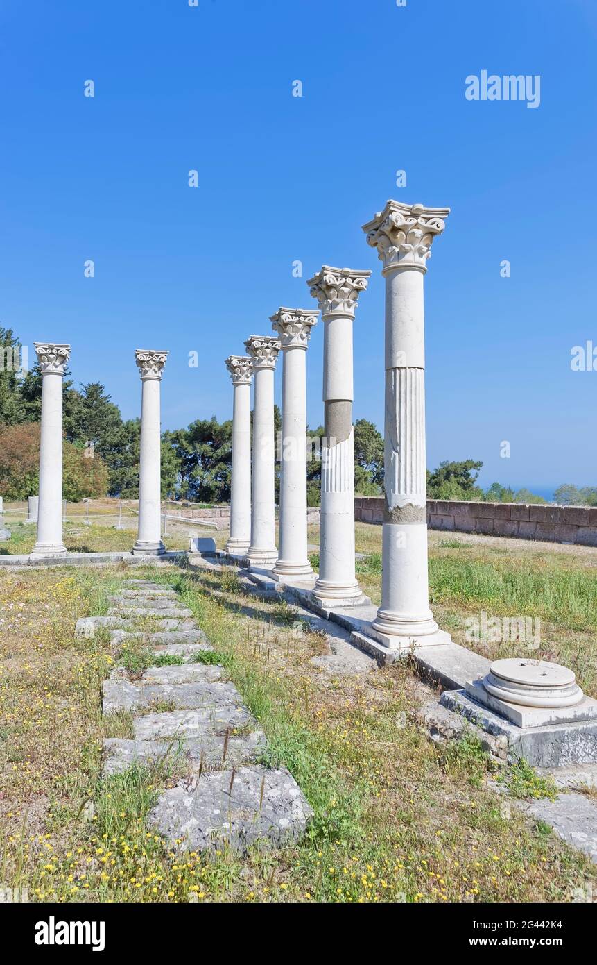 Temple of Apollo, Asklepion, Kos, Dodecanese Islands, Greece, Europe ...