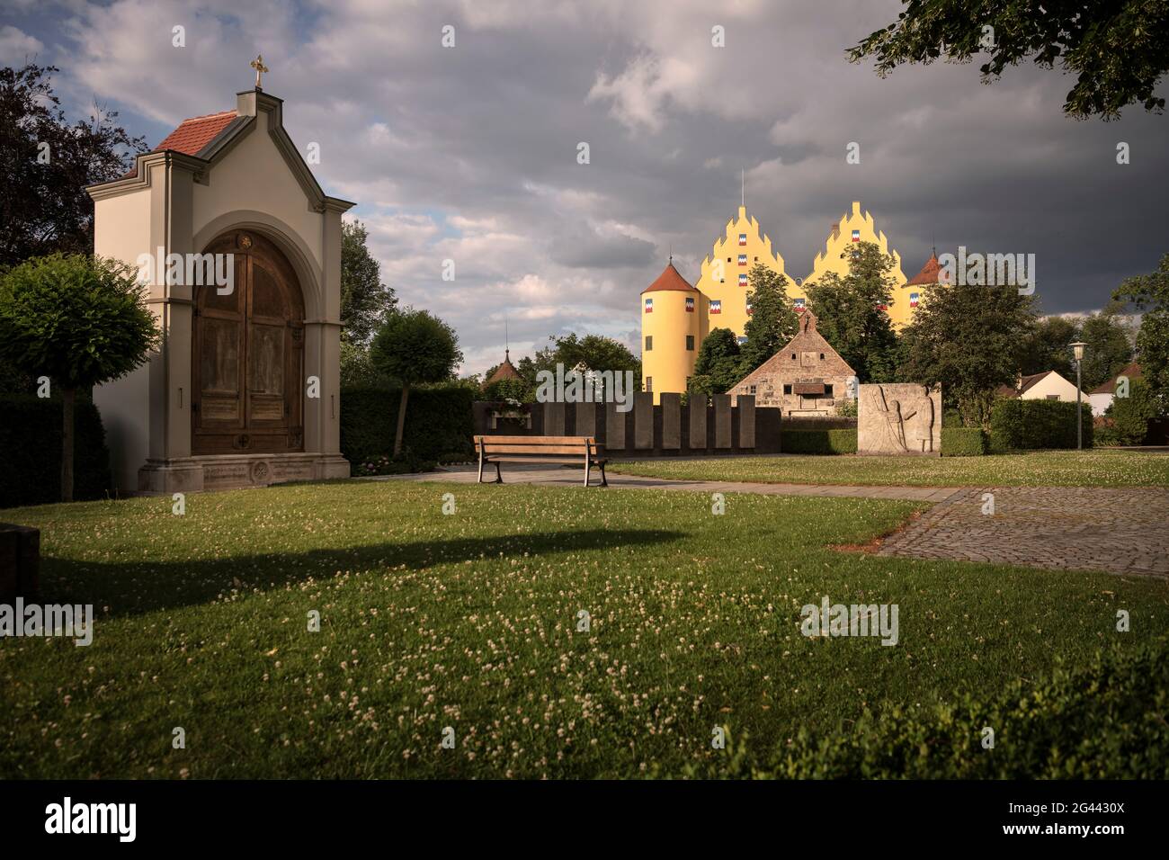 Erbach Castle, Alb-Donau district, Danube, Baden-Württemberg, Germany ...