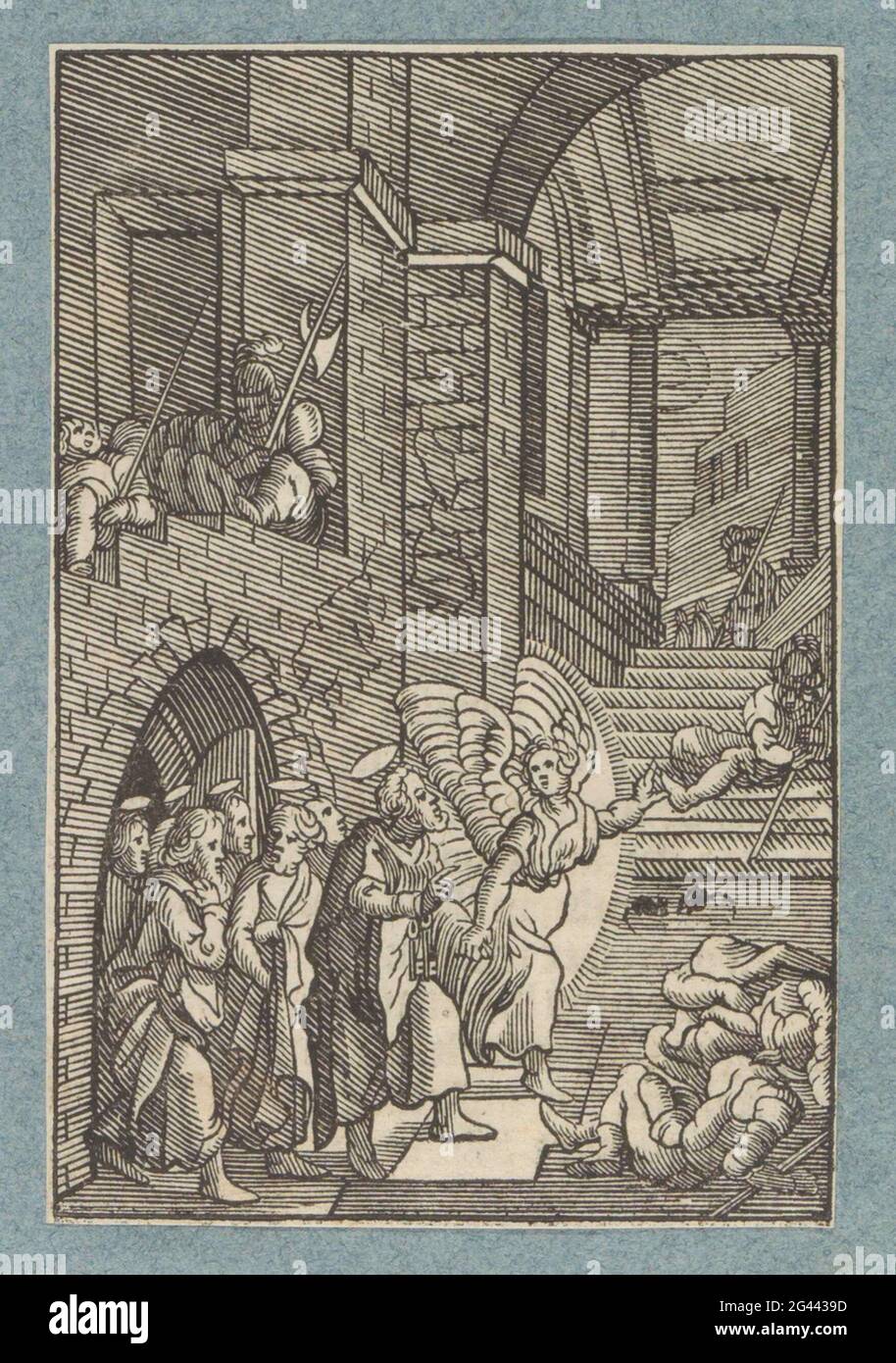 Peter and the other apostles are liberated by an angel from prison ...