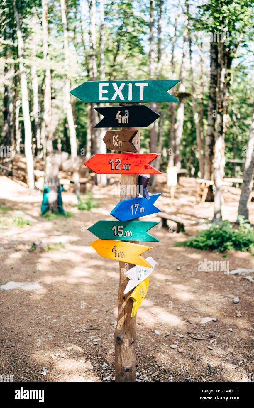 Multi directional sign hi-res stock photography and images - Alamy