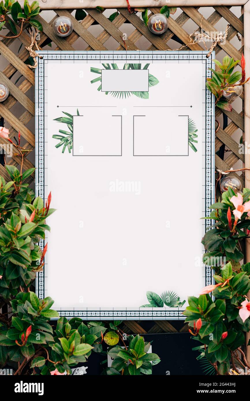 Signboard information fence hi-res stock photography and images - Alamy