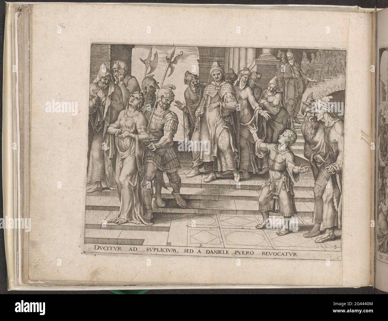 Daniel goes against suspension of Susanna; History of Susanna. Susanna ...