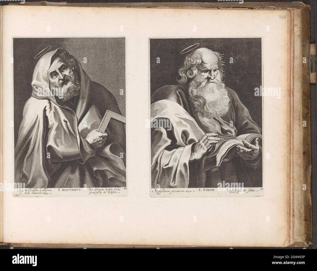 Apostle Matthew / Apostle Simon; S. Matthaeus / S. Simon; Christ and ...