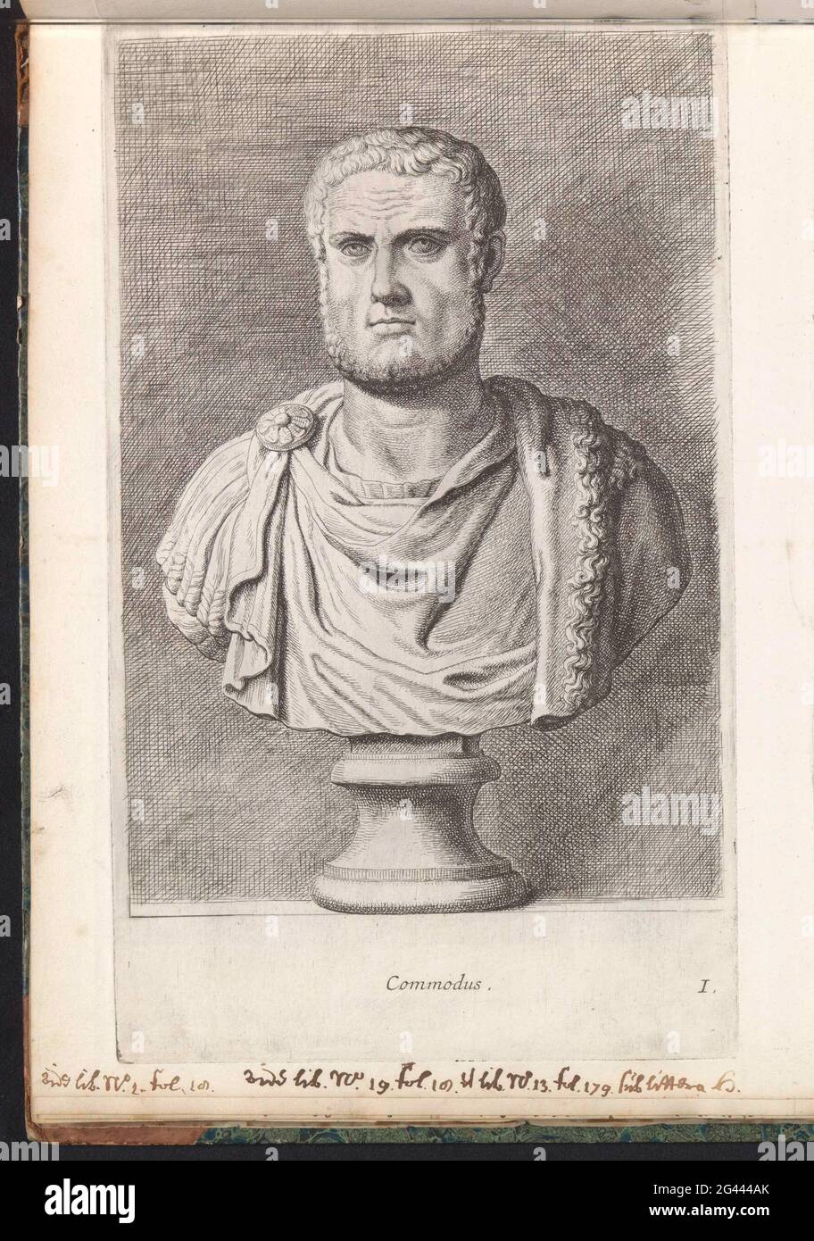 Bust of emperor commodus; Commodus. Classic bust of a bearded middle ...
